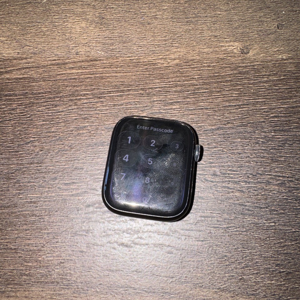 Black Apple Watch Series 7, 45mm Aluminum & Ceramic Case, Ion-x Glass ...