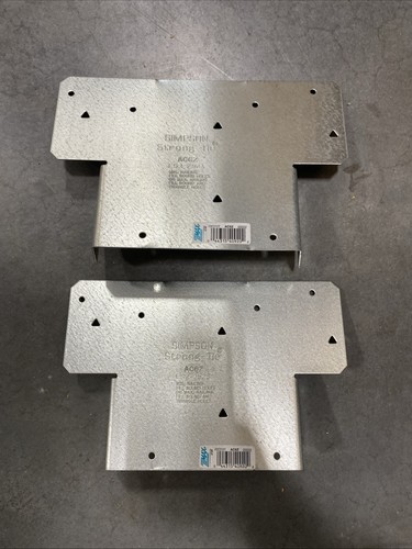 (Set of 2) Simpson Strong-Tie AC6Z Adjustable Post Cap Z Max Coated ...