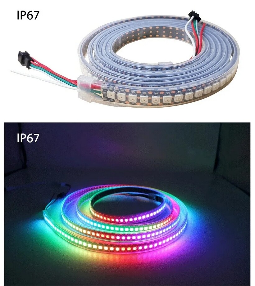 5M WS2811 5050 150/300 LED Strip Light RGB Dream Color Pixel ...
