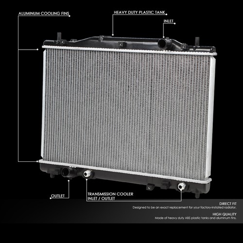 For 2004-2007 Cadillac CTS 2.8L 3.6L 5.7L 6.0L Radiator OE Style ...