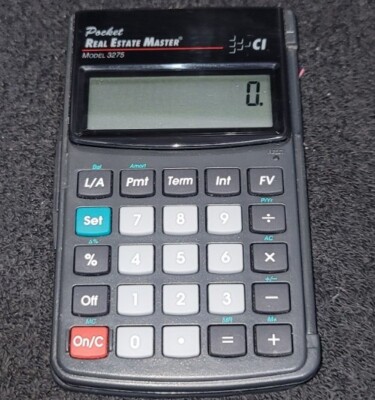 Calculated Industries Pocket Real Estate Master Calculator 3275 Good ...