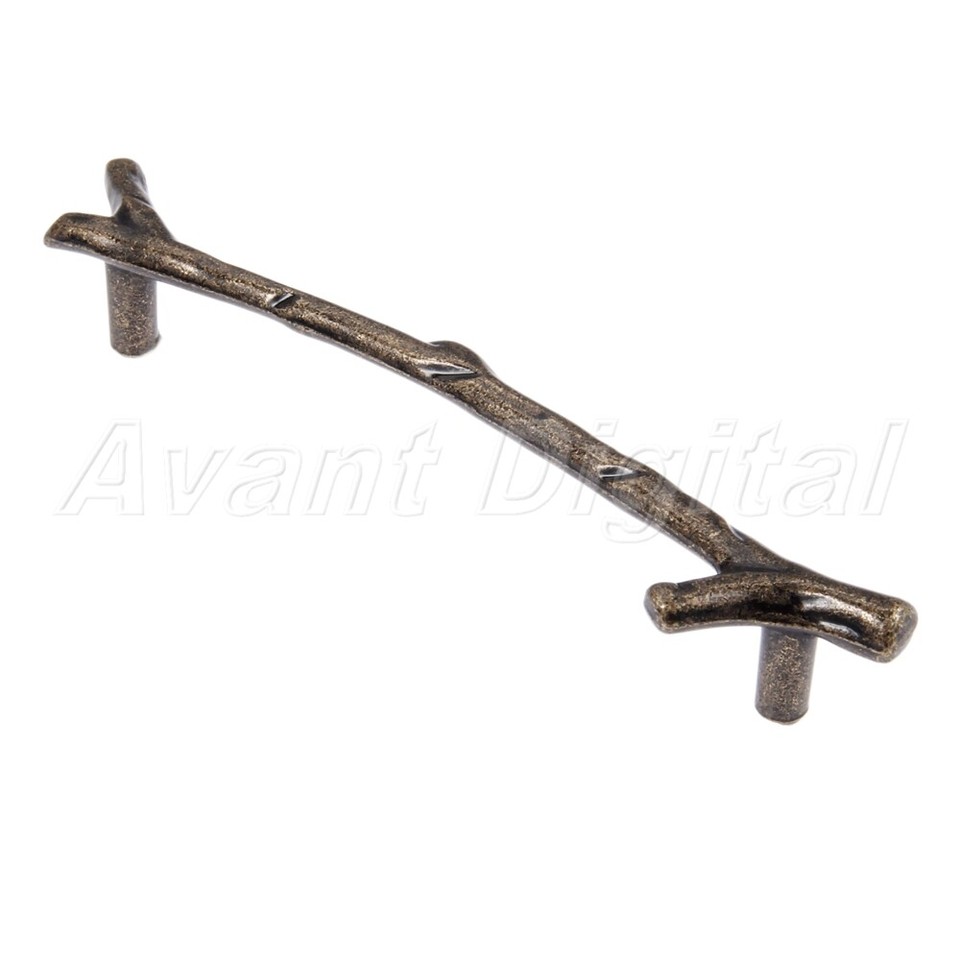 Twig Furniture Cabinet Knobs Retro Tree Branch Drawer Wardrobe Door ...