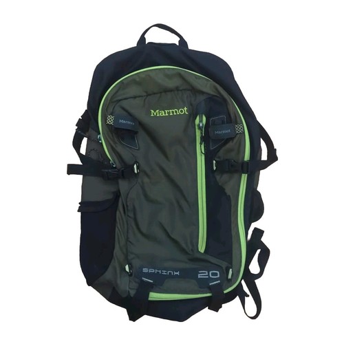 Marmot Backpack Sphinx 20L Hiking Daypack Travel X25050 Black/Green | eBay