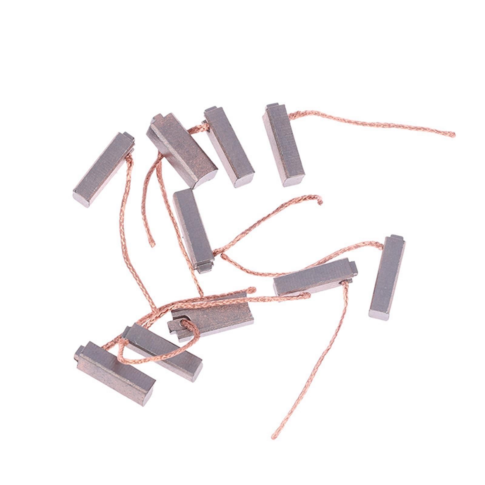 10Pcs Generic Electric Motor Carbon Brush Regulator for Automobile Auto ...