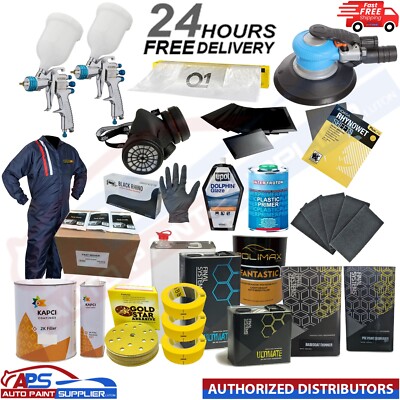 Complete Bodyshop Starter Kit Paint Prep Car Industrial Spraying ...