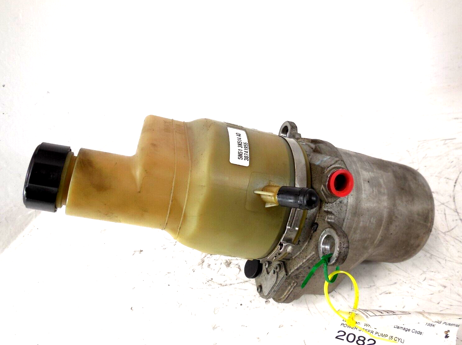 07 Volvo S40 5 Cylinder Electric Power Steering Pump Motor W/ Mount OEM ...