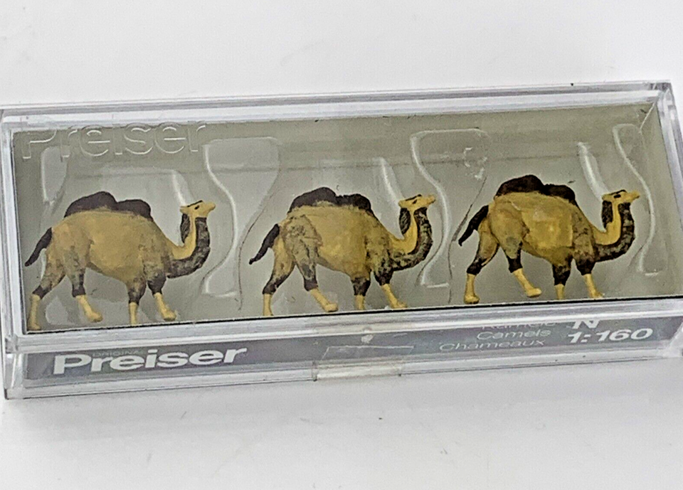 Preiser 79711 N Scale Camels Circus Figures NIP | eBay