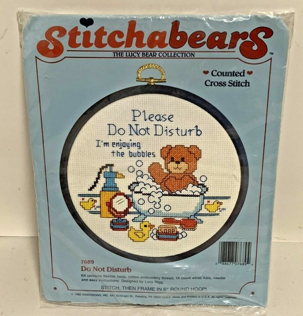 Dimensions Stitchabears Do Not Disturb Cross Stitch Kit 7689 for sale ...