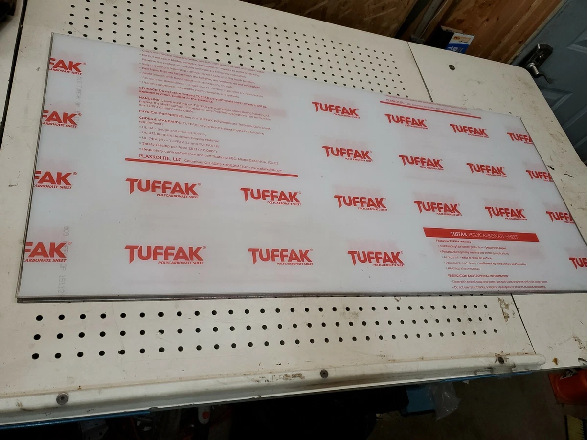 Virtually Unbreakable Plastic Sheet Changes Name To Tuffak, 43% OFF
