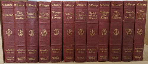 Lot of 12 O. Henry Works 1919 - Vintage Hardcovers Published by ...