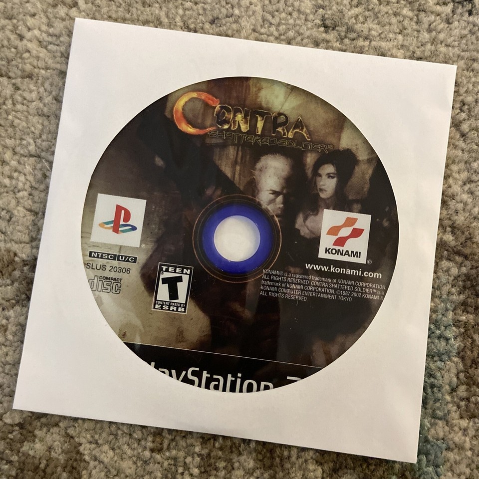 🔥 Contra: Shattered Soldier (PlayStation 2 PS2, 2002) VG Disc Only! See ...