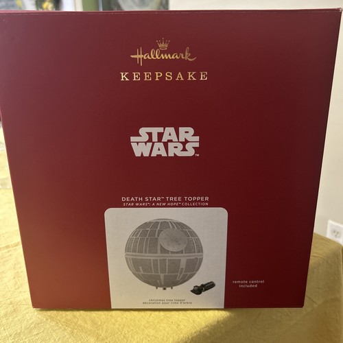 Hallmark Keepsake Death Star TREE TOPPER Star Wars New Hope Remote ...