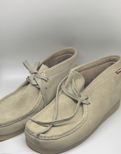 Clarks Wallabee Boots Men’s Padmore Suede Size 9 M Sand Chukka - never ...