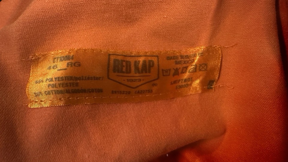 CDCR Official Jail Prison Inmate Orange Jumpsuit Uniform Felon RED KAP ...