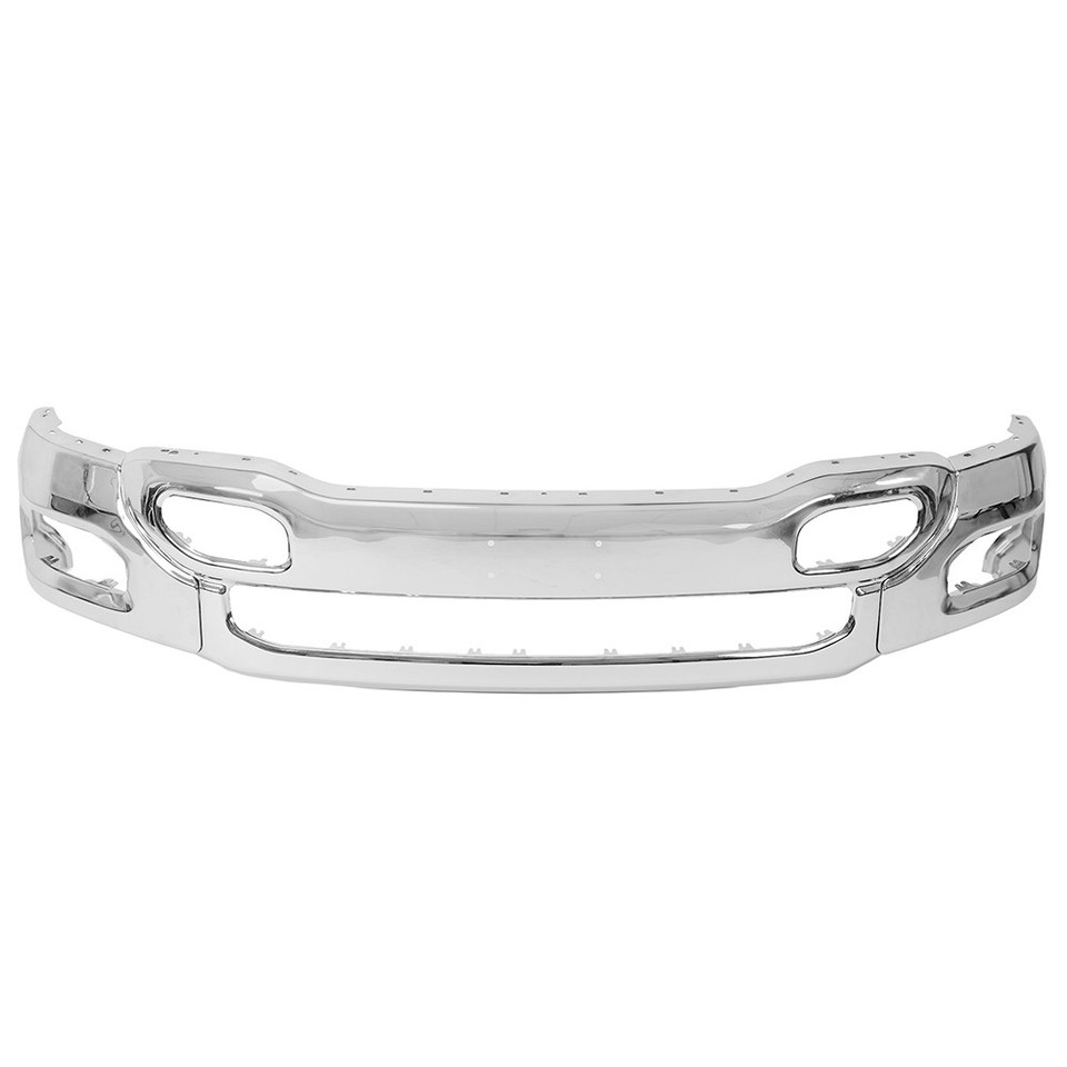 Chrome Front Bumper Face Bar W/ Fog Holes Assy For Ram 1500 2019-2024 ...