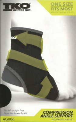 TKO COMPRESSION ANKLE SUPPORT Ankle Brace, New | eBay