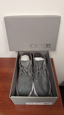 JOE's "Ho Joe" Size 11.5 High Top Gray Suede Men's Casual Lace Up Dress ...