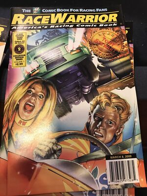 RACE WARRIOR RACING COMIC BOOK #2 MAR 2000 CUSTOM COMIC F57 Tony ...