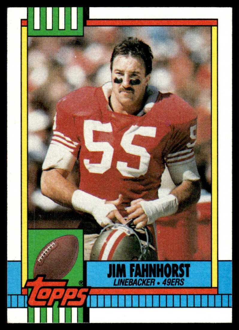 1990 Topps #23 Jim Fahnhorst San Francisco 49ers | eBay