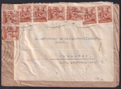 Z441 GERMANY BIZONE ALLIED OCCUPATION ZONE 1946 HANNOVER. | eBay