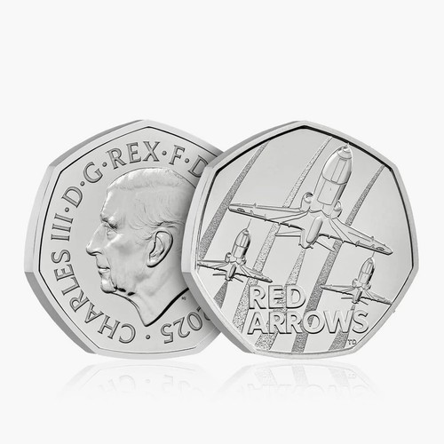 2025 Red Arrows UK 50p RAF Coin - Royal Airforce | eBay UK