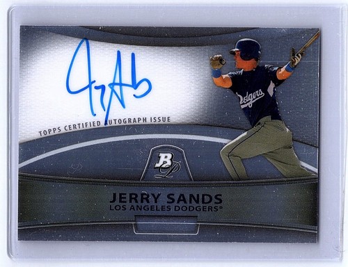 2010 Bowman Platinum #BPA-JS Jerry Sands Prospect Autographs Refractors ...