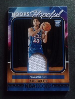 Jared McCain 2024-25 Panini Hoops Hoops Hopeful Rookie Patch #HHM-JMP ...