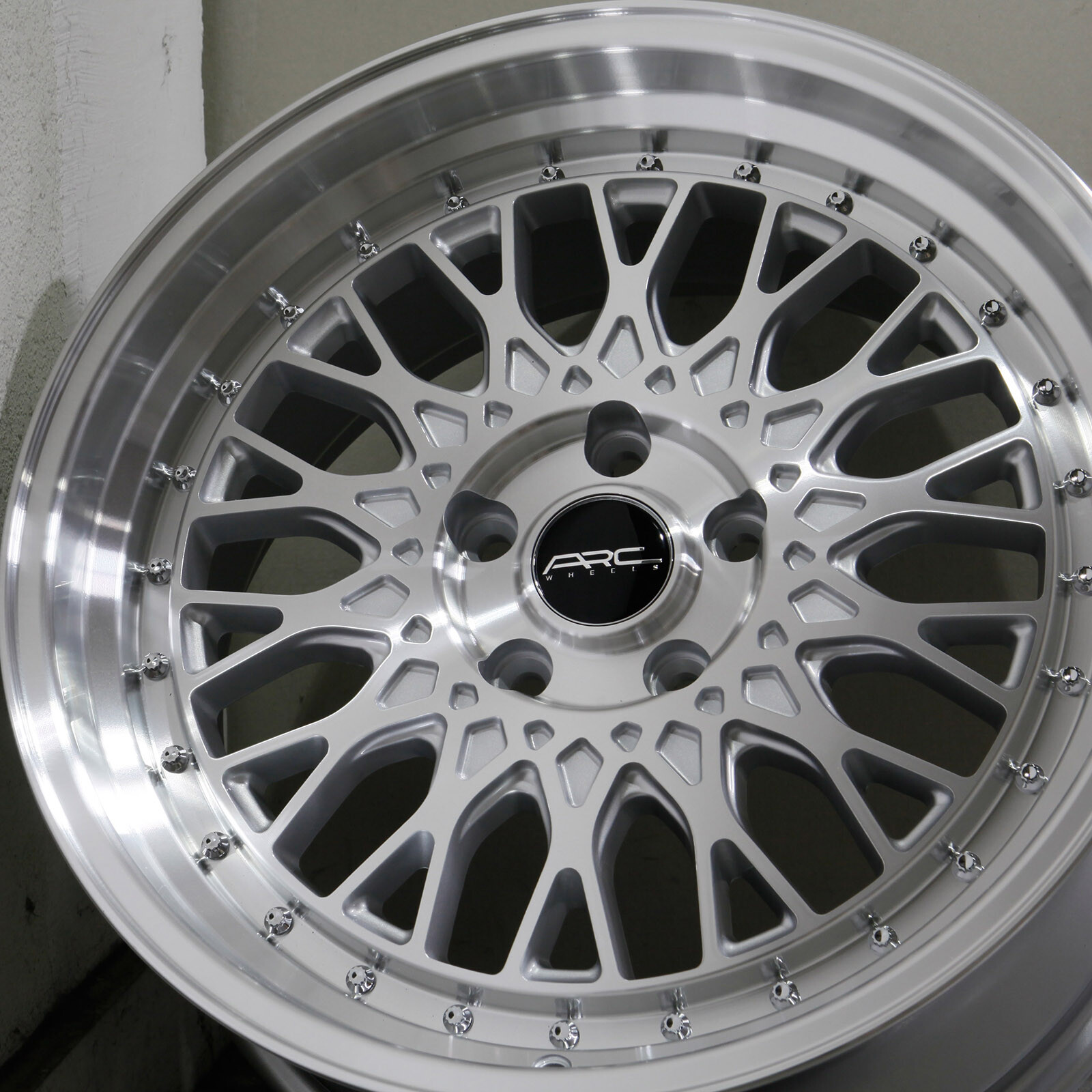 One 17x8.5 ARC Ar1 5x114.3 35 Silver Machined Wheel Rim 73.1 for sale ...