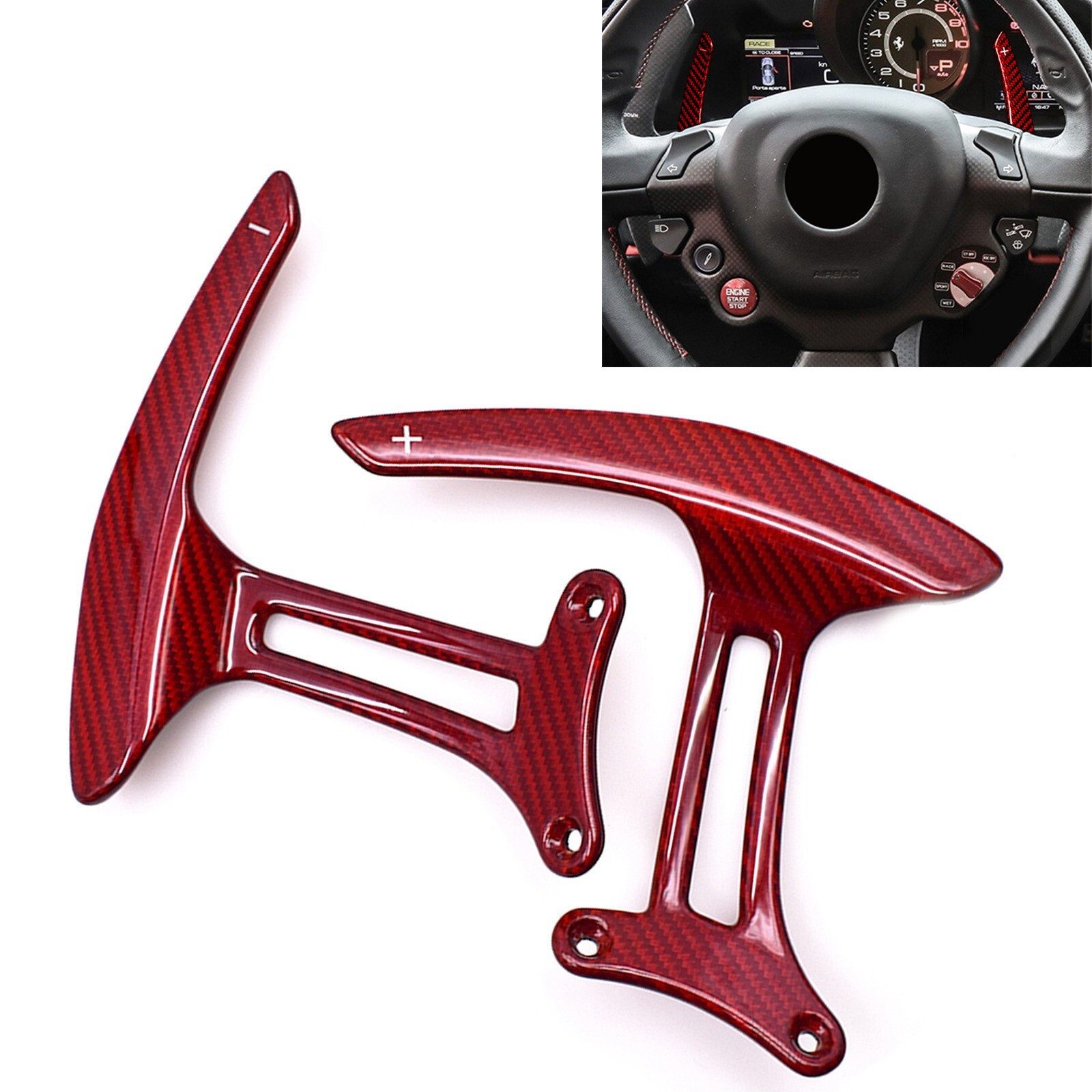For Ferrari 488 GTB Steering Wheel Shift Paddle Panel Cowling 100% ...
