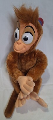 Disney Aladdin Abu Plush Monkey 16" Stuffed Toy 1992 Vintage Disney ...