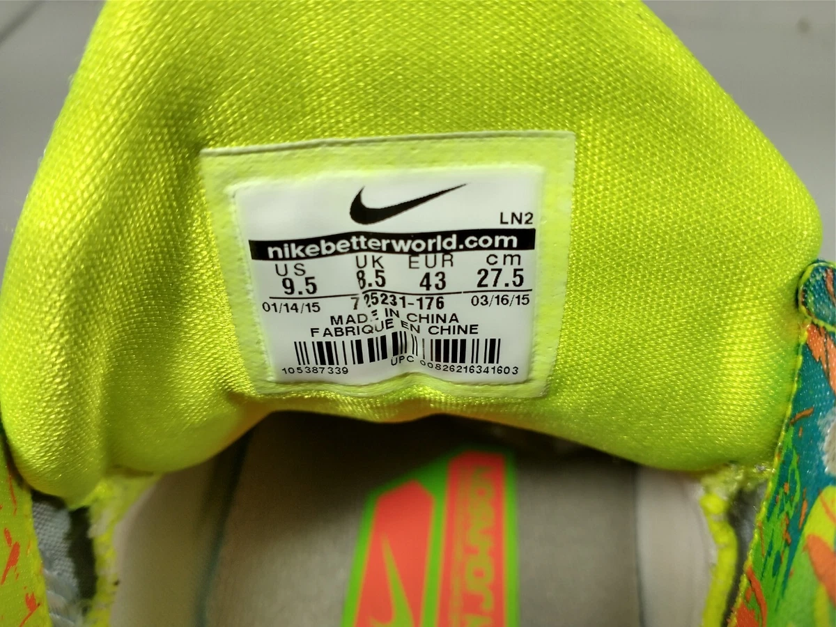 Calvin Johnson Shoes Orange And Green