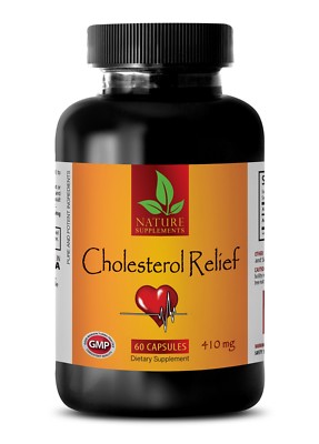 CHOLESTEROL RELIEF Supplement Complex - Supports Healthy Arteries (1 ...