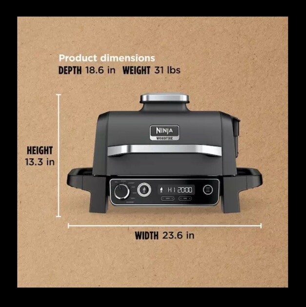 Ninja OG701 Woodfire Outdoor Grill for sale online | eBay