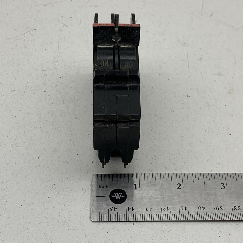 Federal Pacific FPE Stab Lock 15-Amp 2-Pole Type NC-N1 Circuit Breaker ...