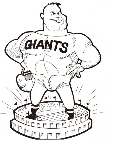 VINTAGE STYLE NEW YORK GIANTS 8X10 TEAM MASCOT PHOTO FOOTBALL NFL AFL ...