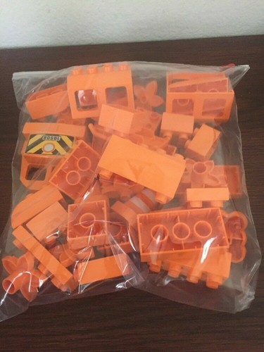 Lot Of Orange Large LEGO Blocks | eBay