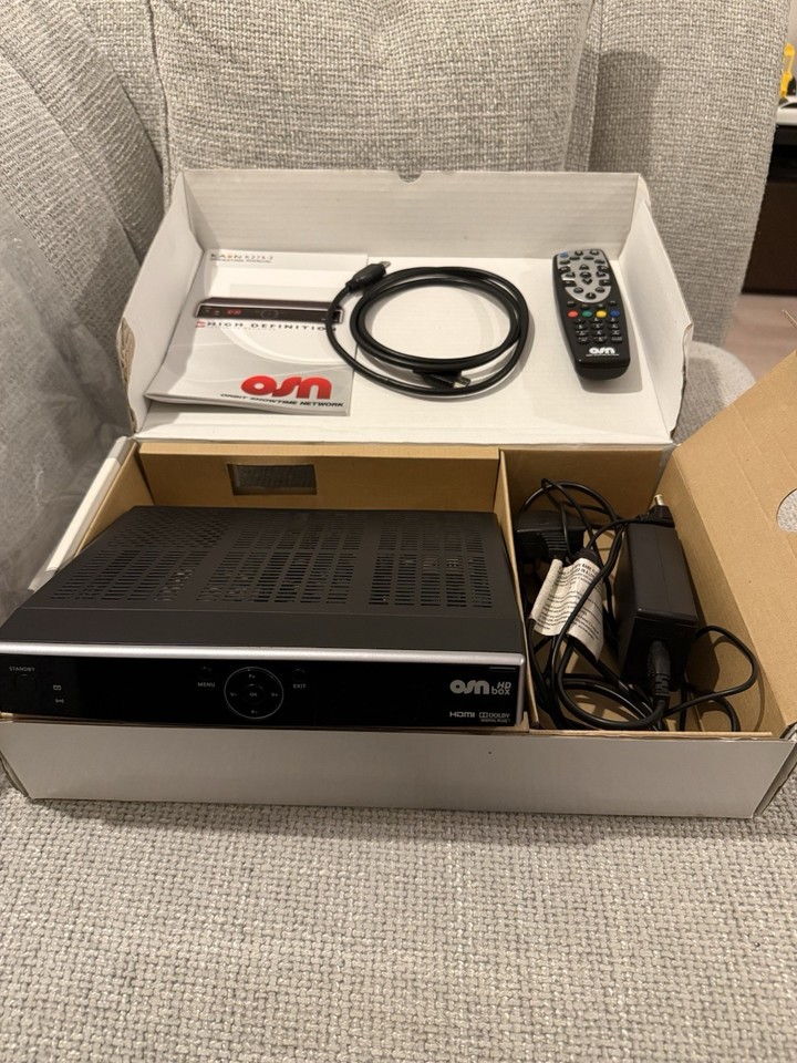 OSN HD Box High-Definition Satellite Receiver HDMI Dolby Digital Plus ...