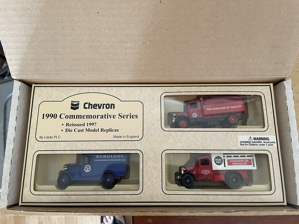 Lledo Days Gone Chevron Standard Oil Die Cast Commemorative Models Lot ...