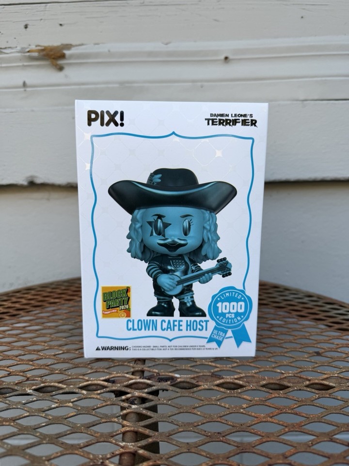 Thrilljoy PIX! Terrifier Clown Cafe Host LE 1000 pcs Block Party 2026 ...