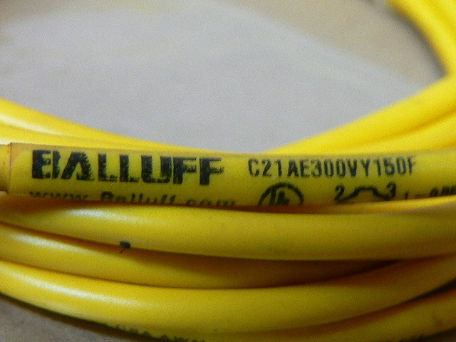 Balluff C21ae300vy150f 3 Pole Female Single Ended Cable 250V 4Amp | eBay