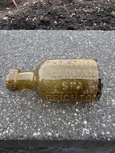 Dumpy Amber Seltzer Bottle Brighton & London | eBay UK