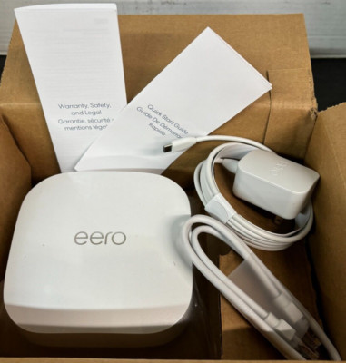 Amazon eero Pro 6E mesh Wi-Fi router - White - New Open Box | eBay