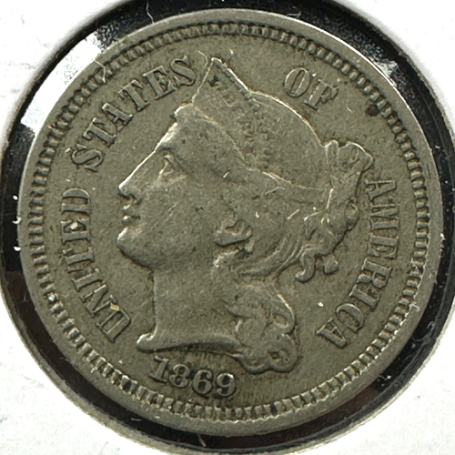 1869 3CN Three Cent Nickel (83646) | eBay