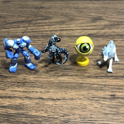 Vintage 1999 Monster Rancher Lot of 4 TCDT Figure PVC Toys Eye Golem ...
