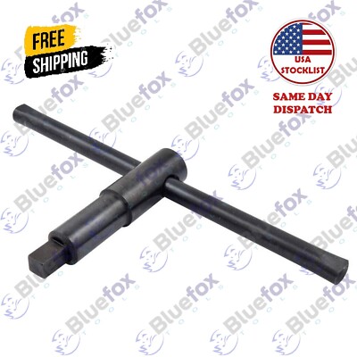 7/16" SQUARE LATHE CHUCK KEY,NEW, 10" LONG, TYPICALLY FOR 6" & 8 ...