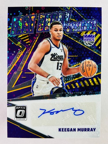 KEEGAN MURRAY 2023-24 DONRUSS OPTIC FAST BREAK AUTOGRAPH GOLD AUTO /10 ...