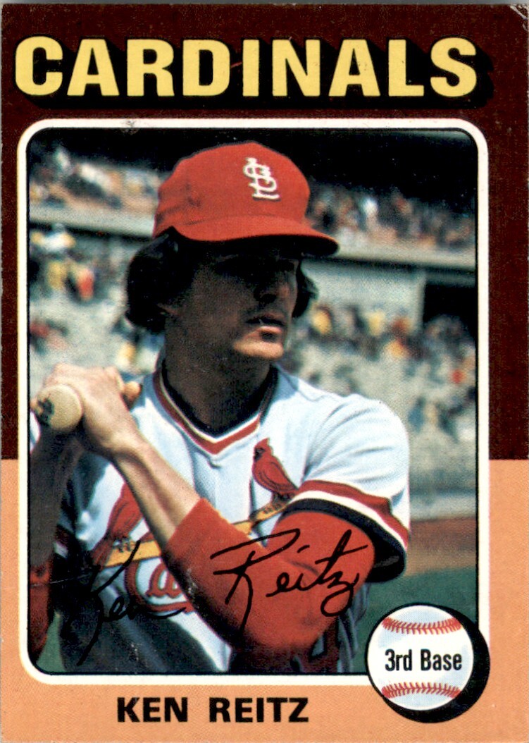 1975 Topps Baseball Ken Reitz St. Louis Cardinals #27 | eBay