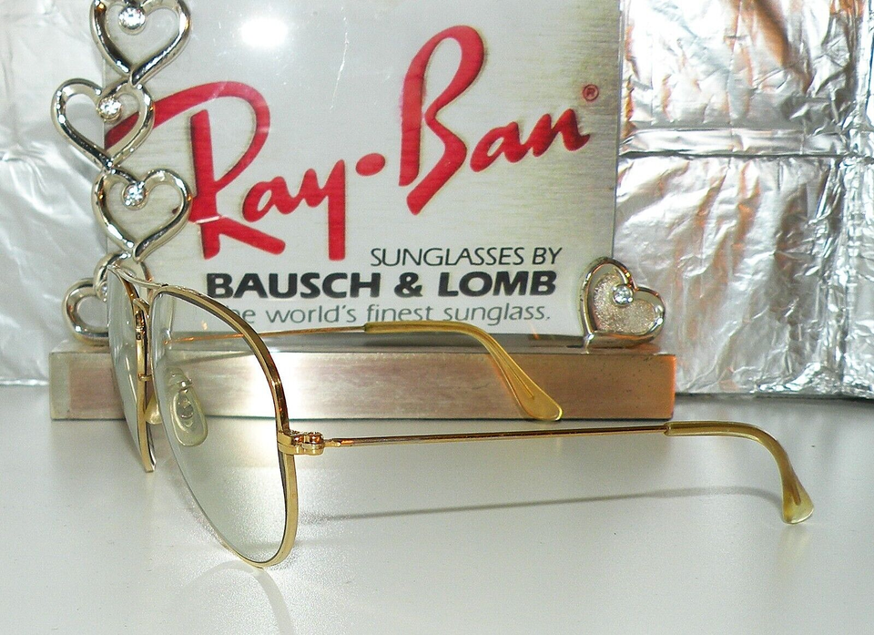 VTG 50s VINTAGE B&L RAY BAN 10K PHOTOGRAY CHANGEABLES AVIATOR ...