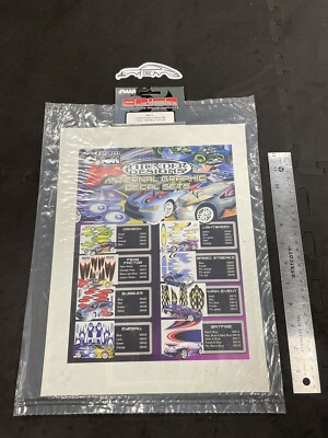 Team Orion Vintage RC internal decal sheet # 59015 Spitfire red/blue | eBay