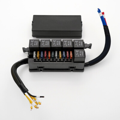 6 Slot 4 Pin Relay Pane lFuse Relay Box Kit Auto Waterproof Fuse Relay ...